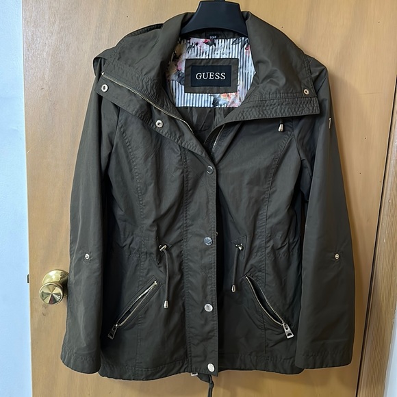 Guess | Jackets & Coats | Guess Green Jacket | Poshmark